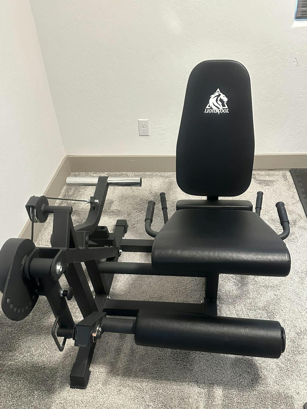 LIONSCOOL Leg Extension and Curl Machine V4.0, Adjustable Seated and ...
