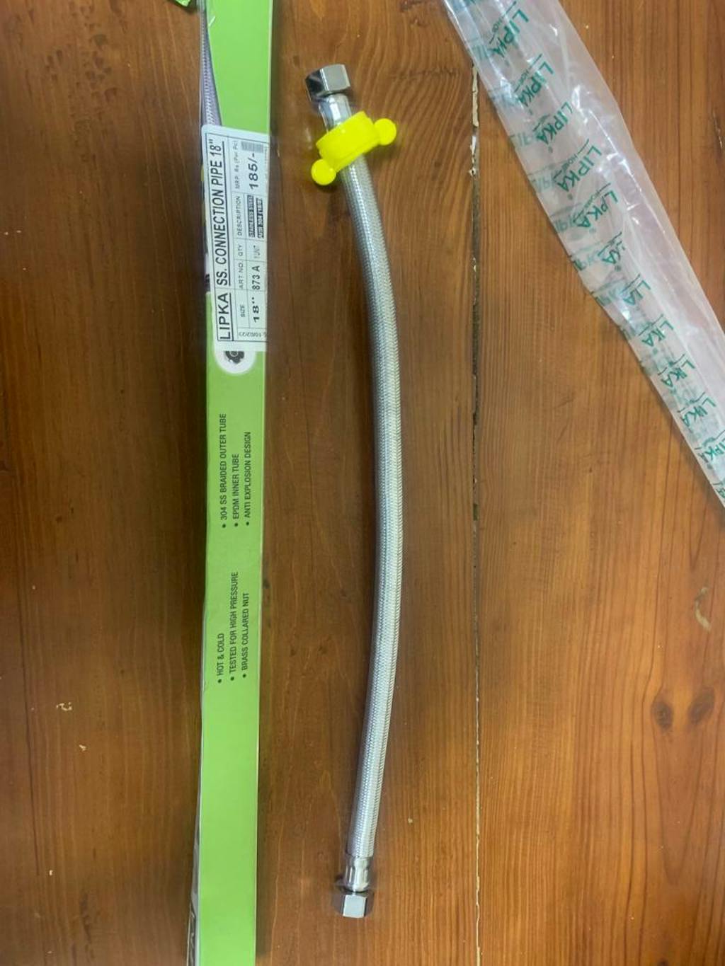 Connection Pipe 304-Grade (24 Inches) (Pack of 2)- LIPKA | Lipka Home