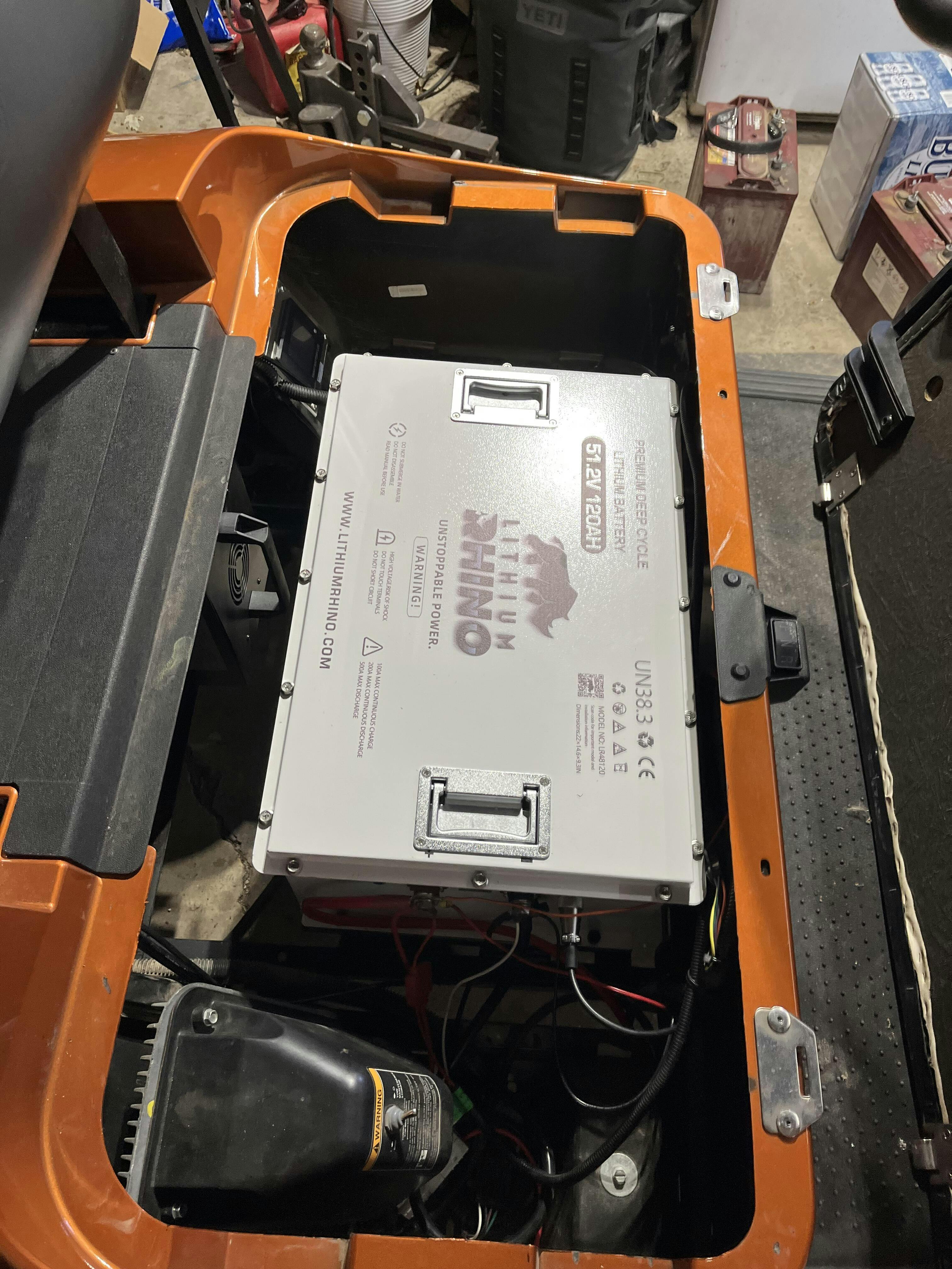 48v Golf Cart Lithium Battery Conversion Kit by Lithium Rhino