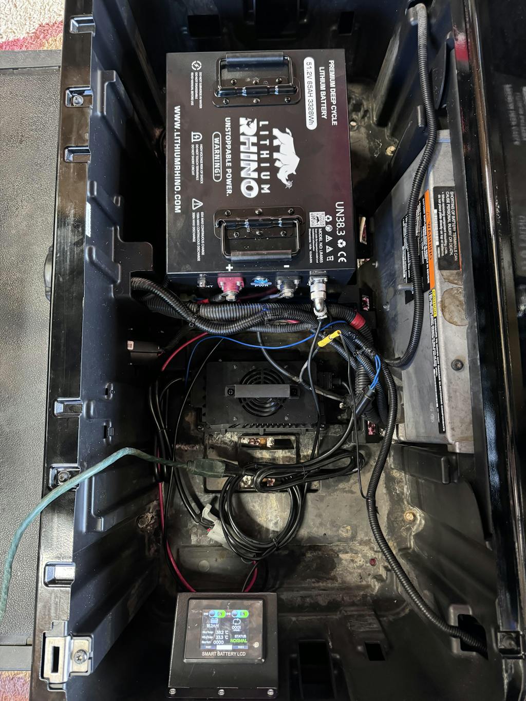 Transform your Golf Cart in Minutes with Lithium Rhino Battery Kit