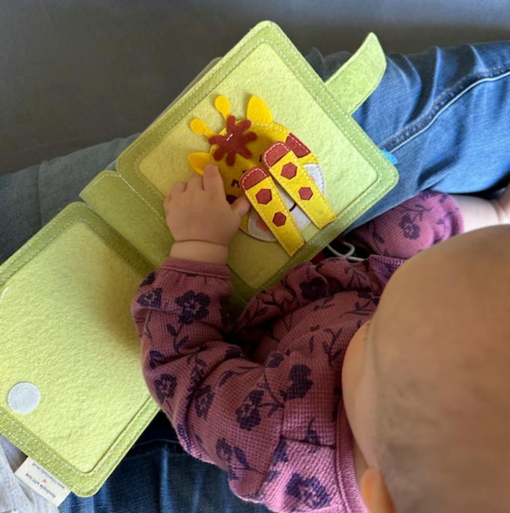 Shapes And Colors Quiet Book, Felt Handmade