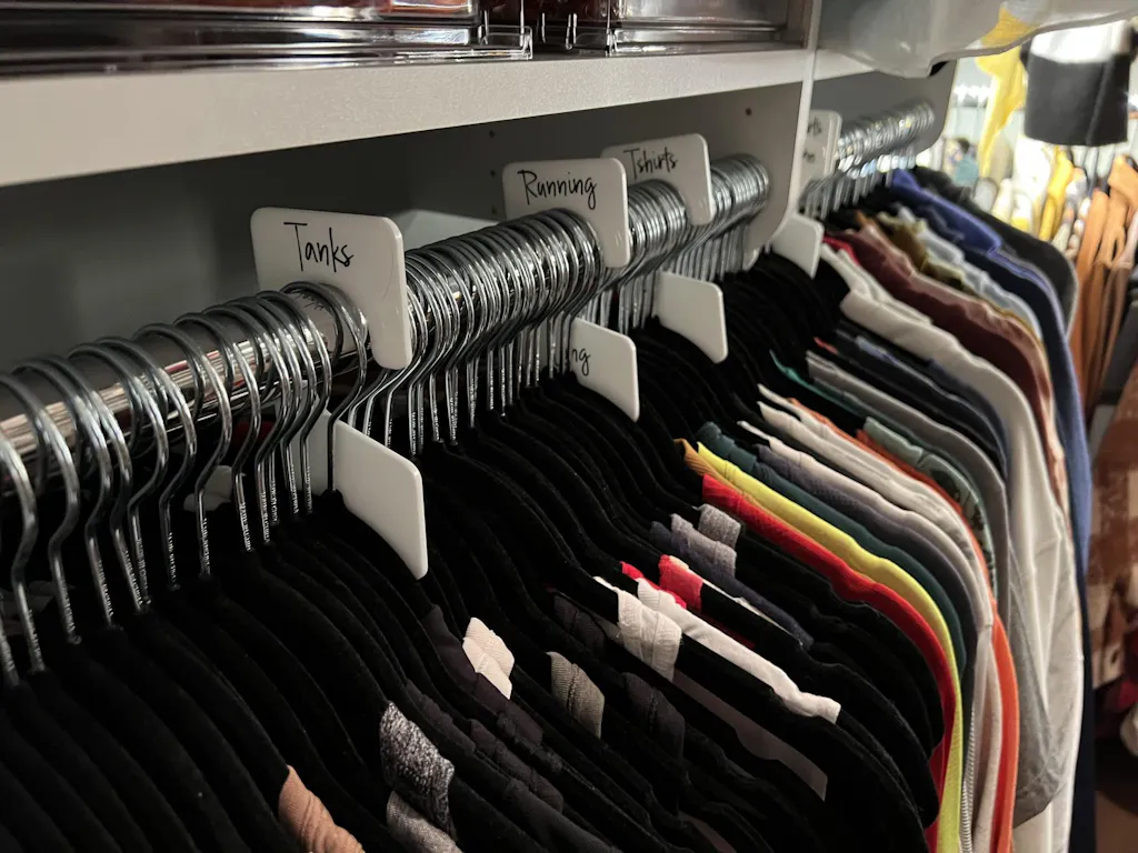 Wardrobe Organisers Acrylic (with custom labels) – Little Label Co