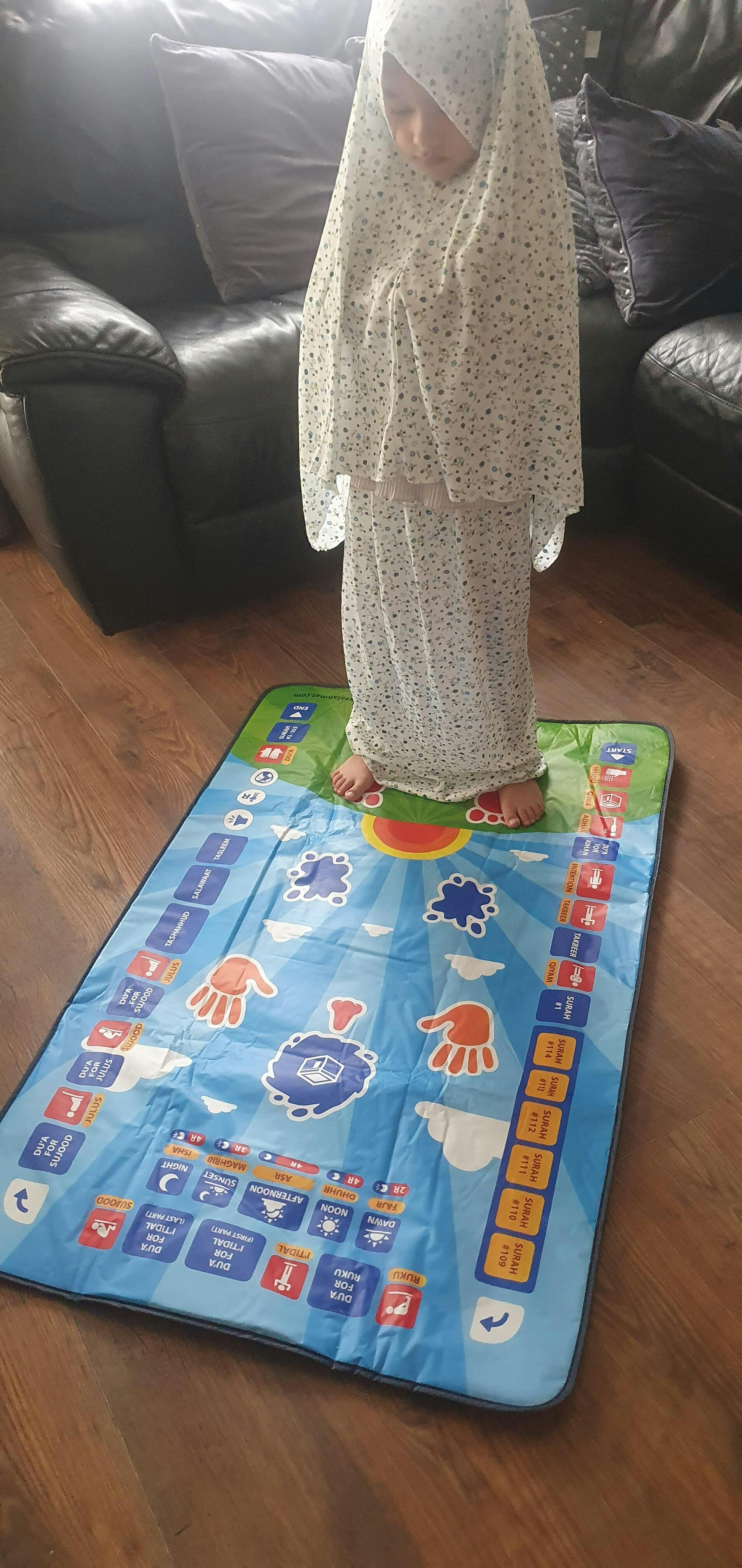 Educational Interactive Prayer Mat - Little Muslim Books