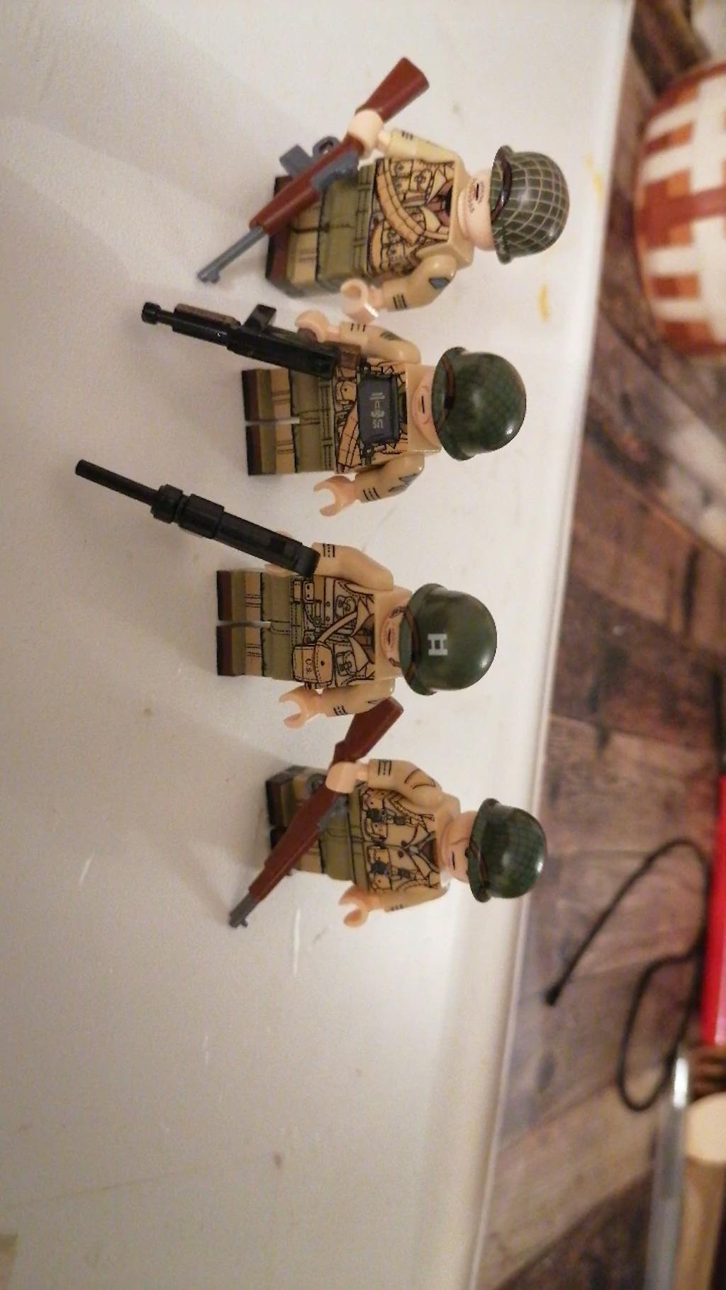 21PCs/set WWII Army Military Building Blocks German France Italy Japan ...