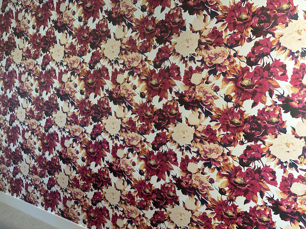 Flower peony wall mural | removable & traditional wallpaper | Livettes ...