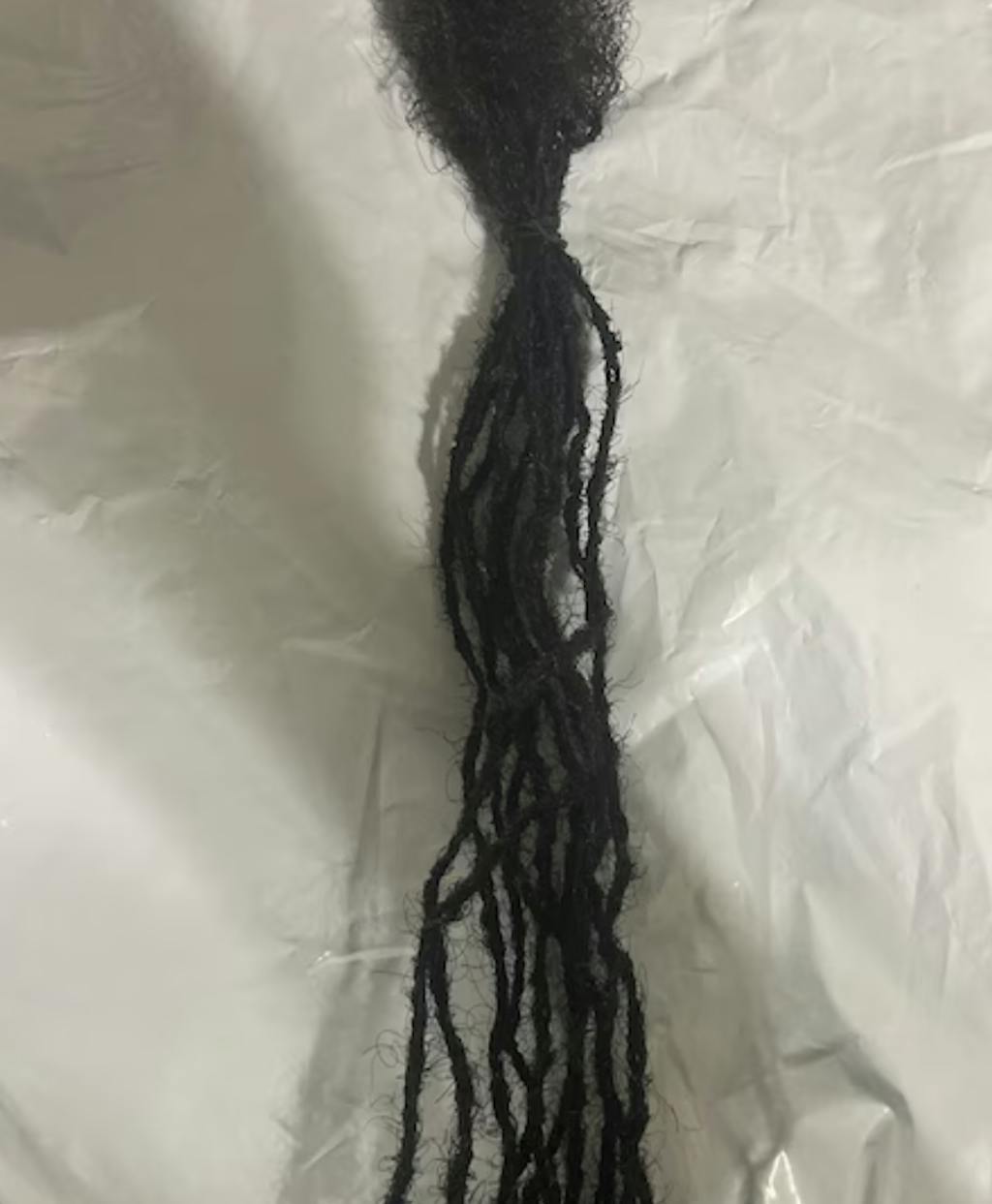 Handmade 100% Human Hair Natural Black Mirco Loc Extensions ...