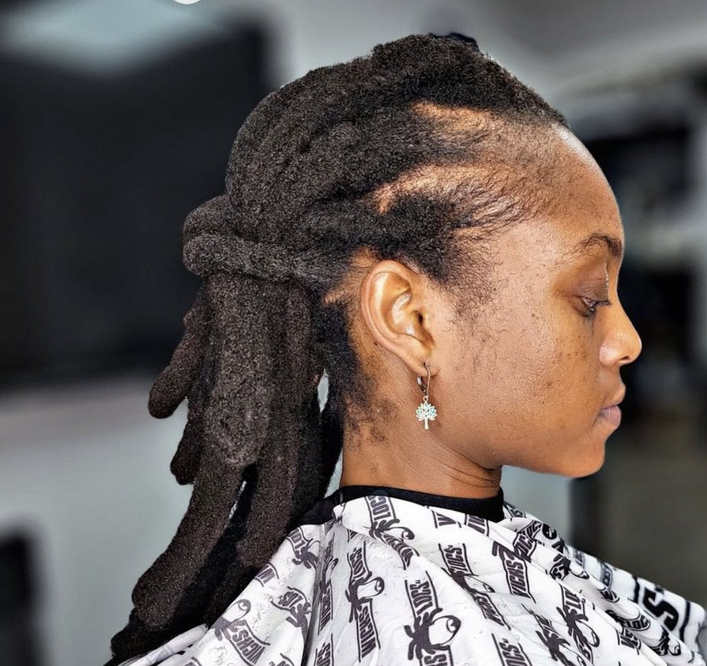 Handmade Wicks Locs Human Hair Extensions Nautral Black Hair - LocE-PL