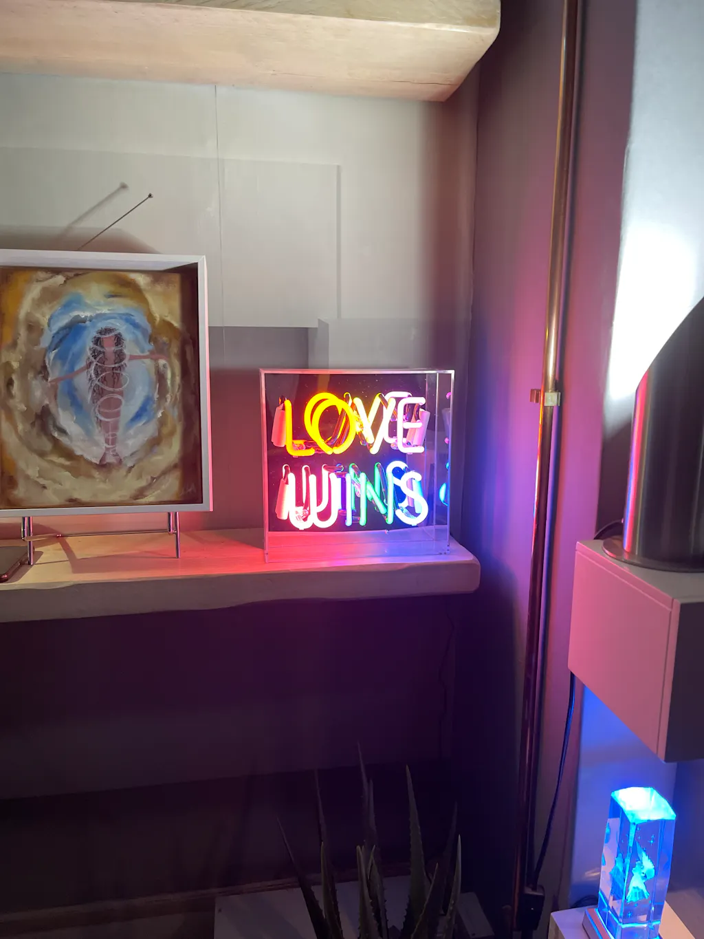 'Love Wins' Glass Neon Sign | Locomocean Ltd