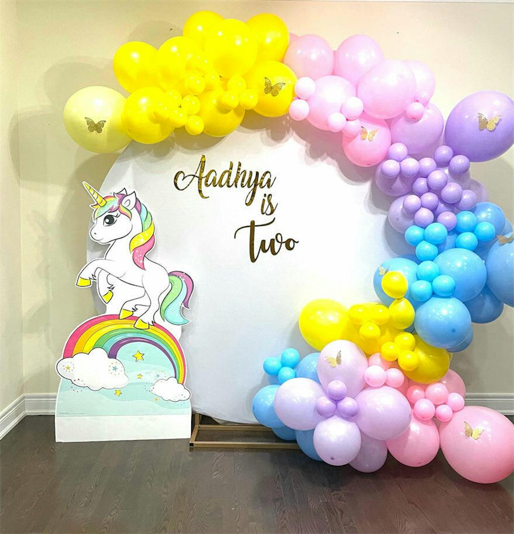 Lofaris Solid Color Round Backdrop Circle Covers for Party