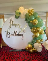 Lofaris Solid Color Round Backdrop Circle Cover | White Hoop Backdrop ...