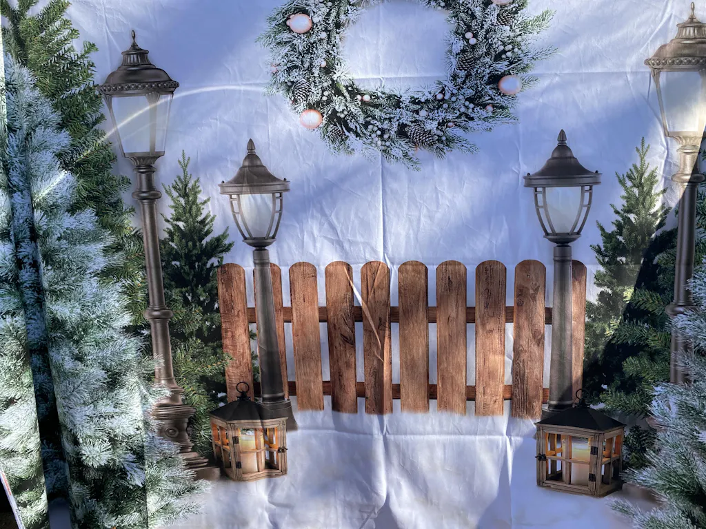 Lofaris Christmas Tree Winter Holiday Backdrop for Photo