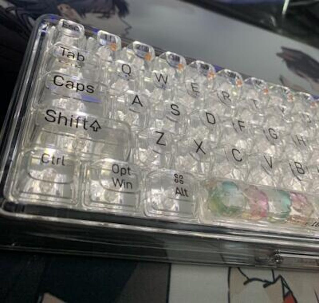 LOFREE 1% Transparent Mechanical Keyboard – Lofree | Fun 2㎡ Designer ...