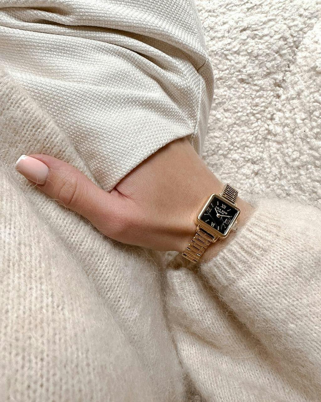 Golden Black Onyx Watch – Lola Rose