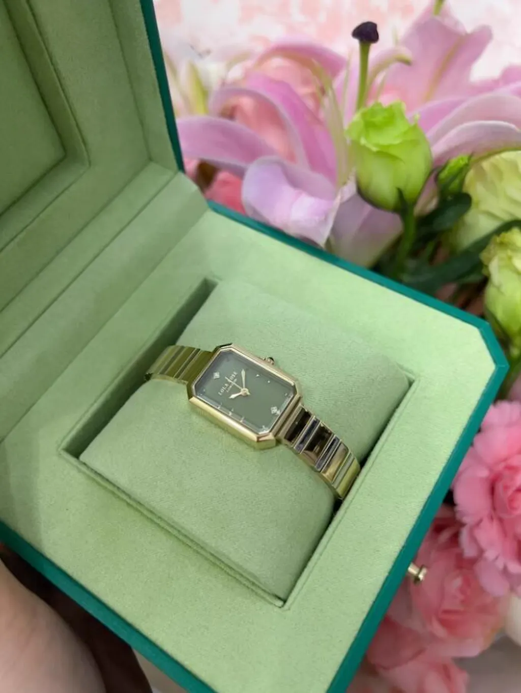 Ms. Lola Green Onyx Watch – Lola Rose