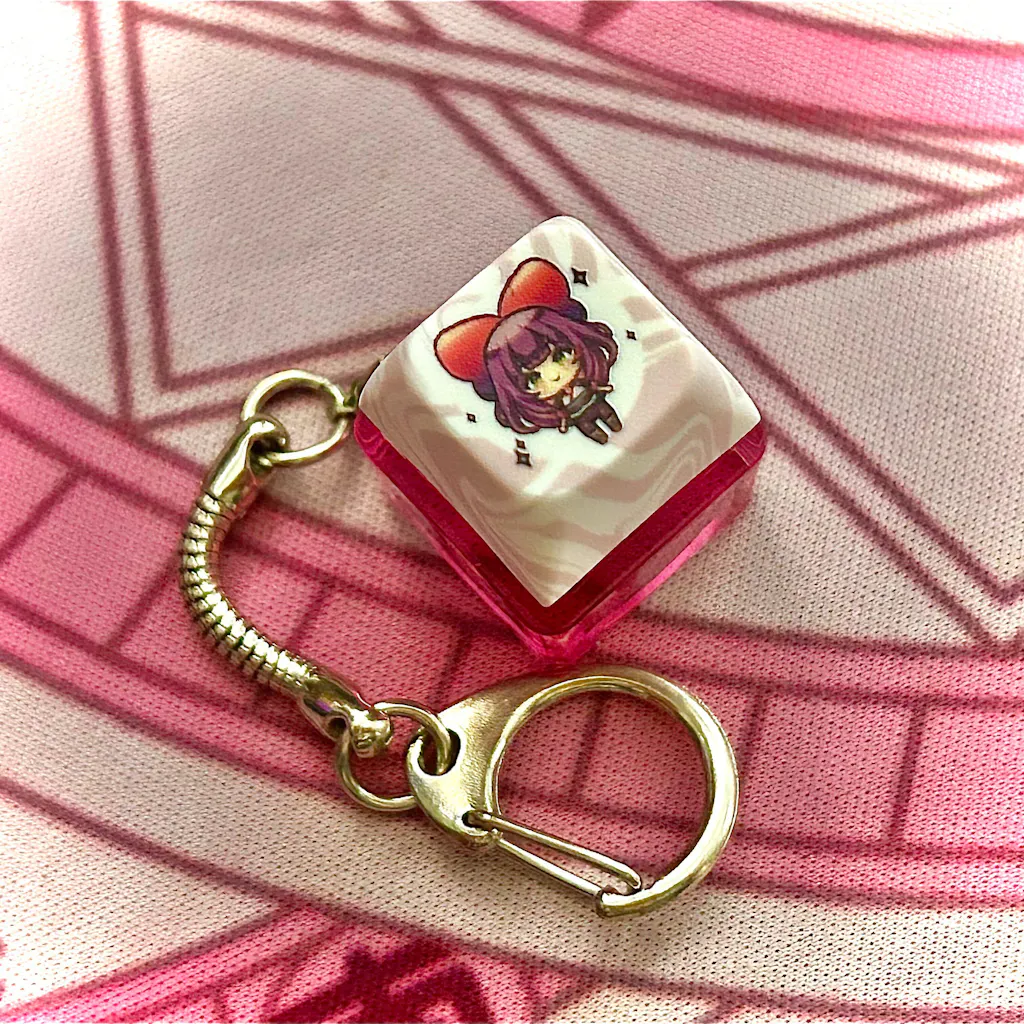 Custom Keyboard keychain | Keychain | LOLLIPOPINS