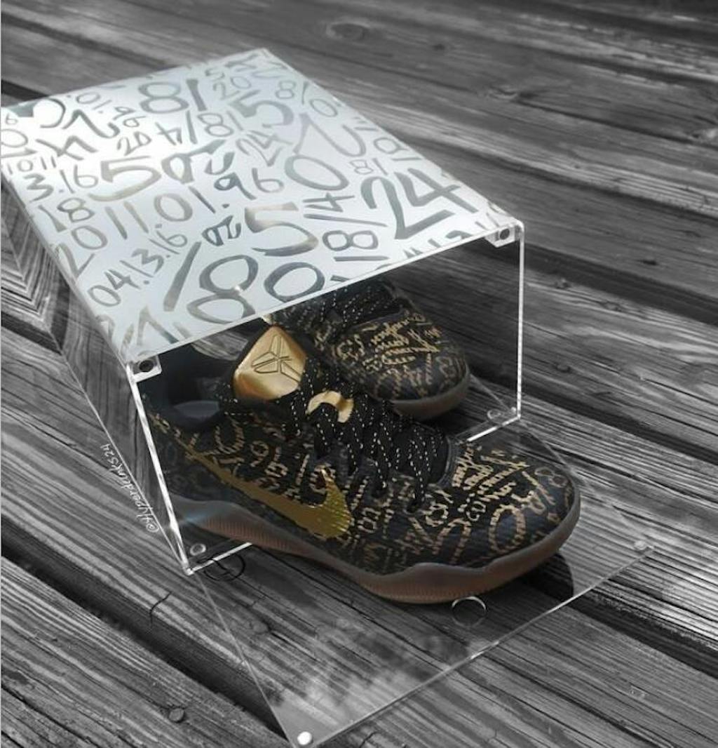 Drop-Side Premium Acrylic Shoe Display Case - Looksee Designs