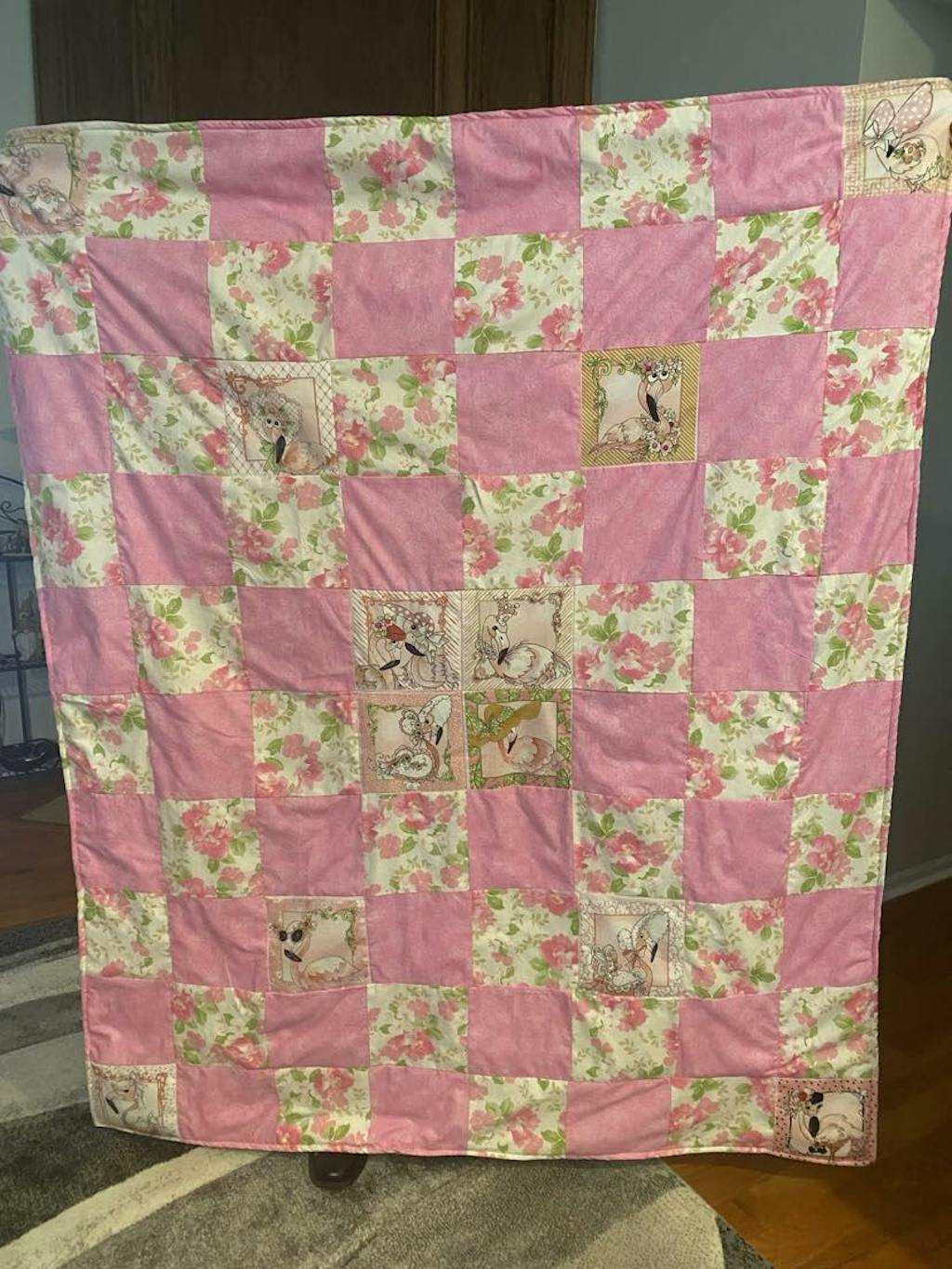 Whoa Girl! Black Fabric Panel - cowgirl fabric panels – Loralie Designs