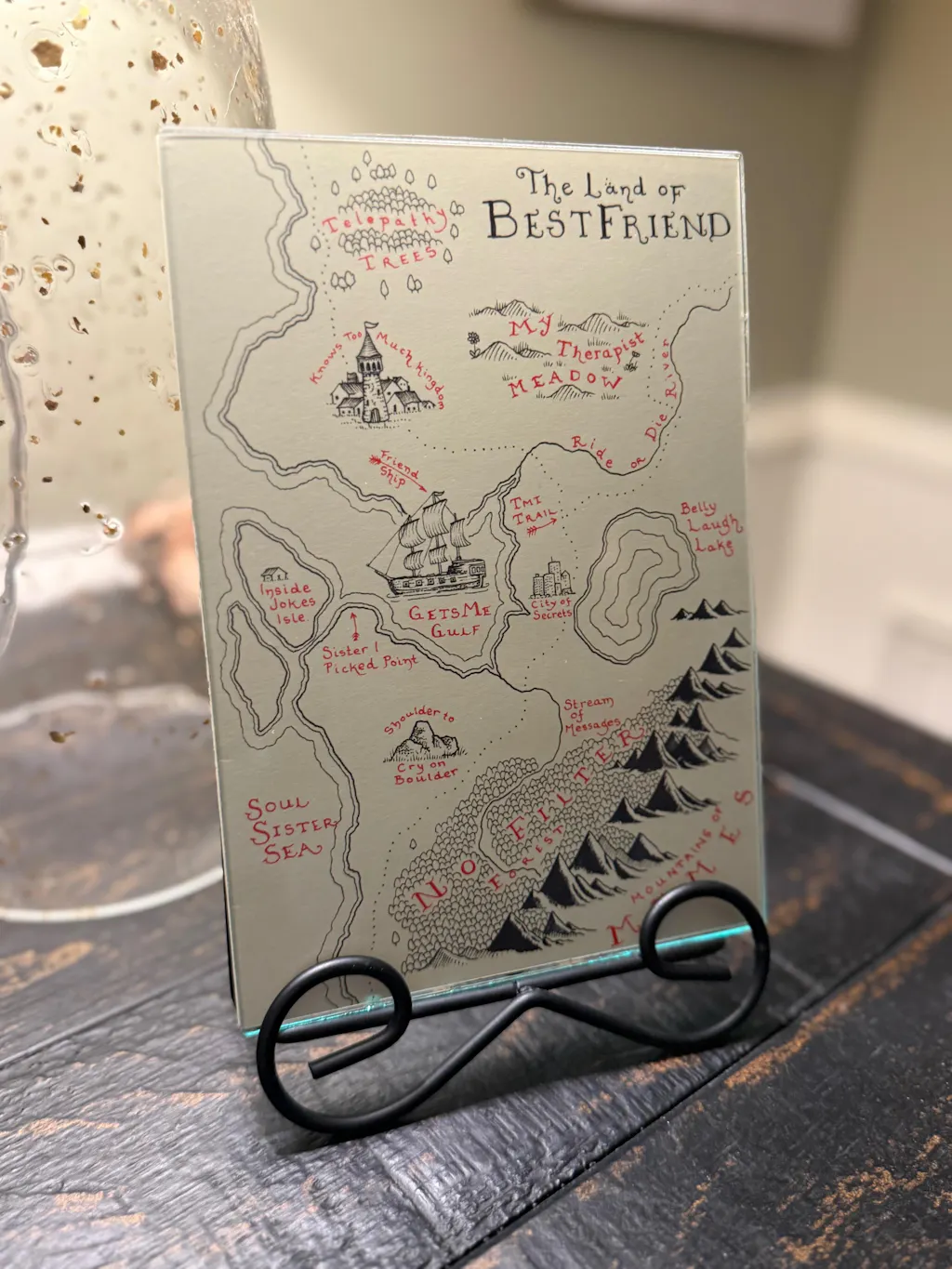 Best Friend Card "The Land of Best Friend" – Lord of Maps