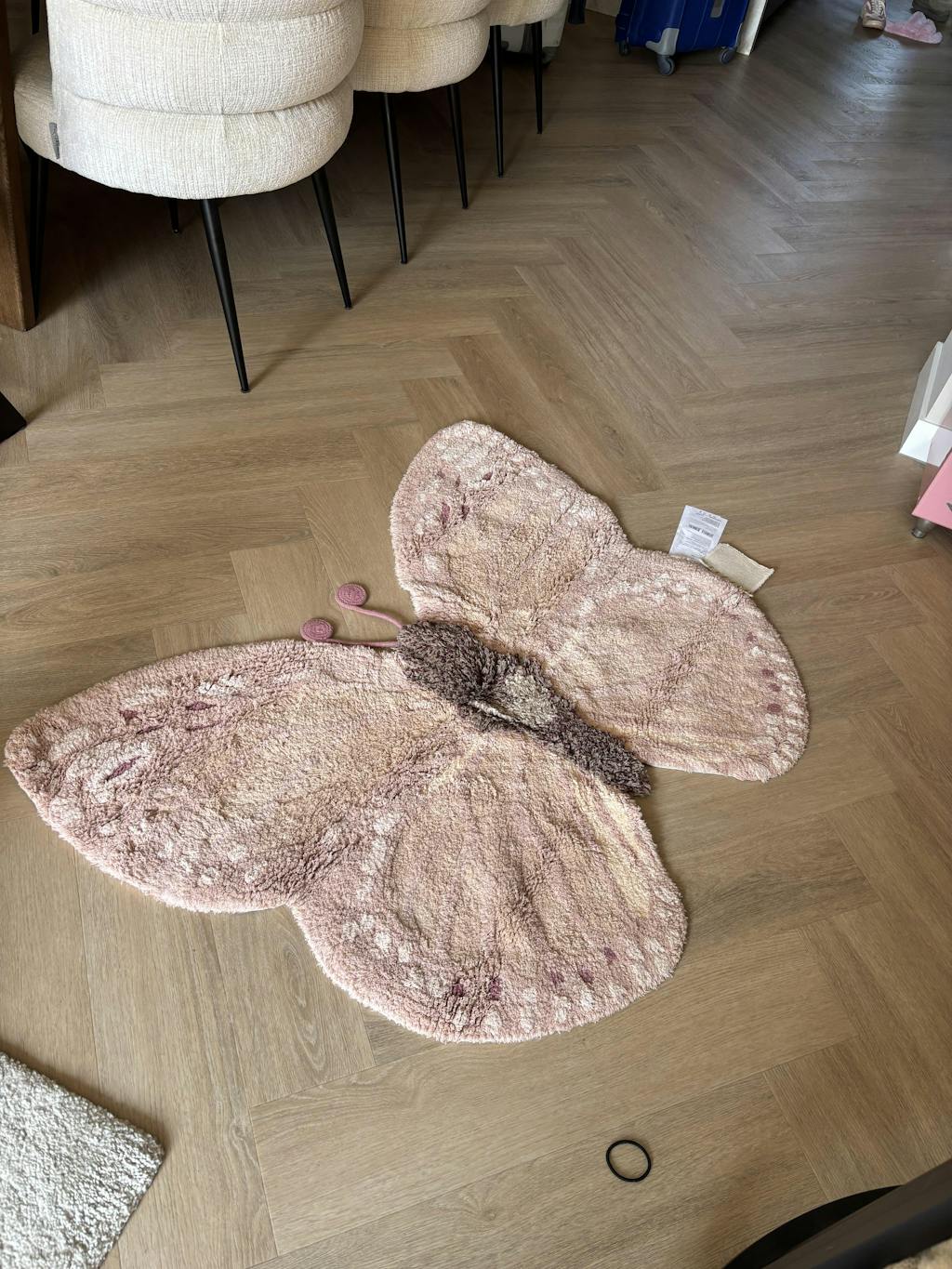 Washable Animal Cotton Rug Baby Butterfly for Kids – Lorena Canals