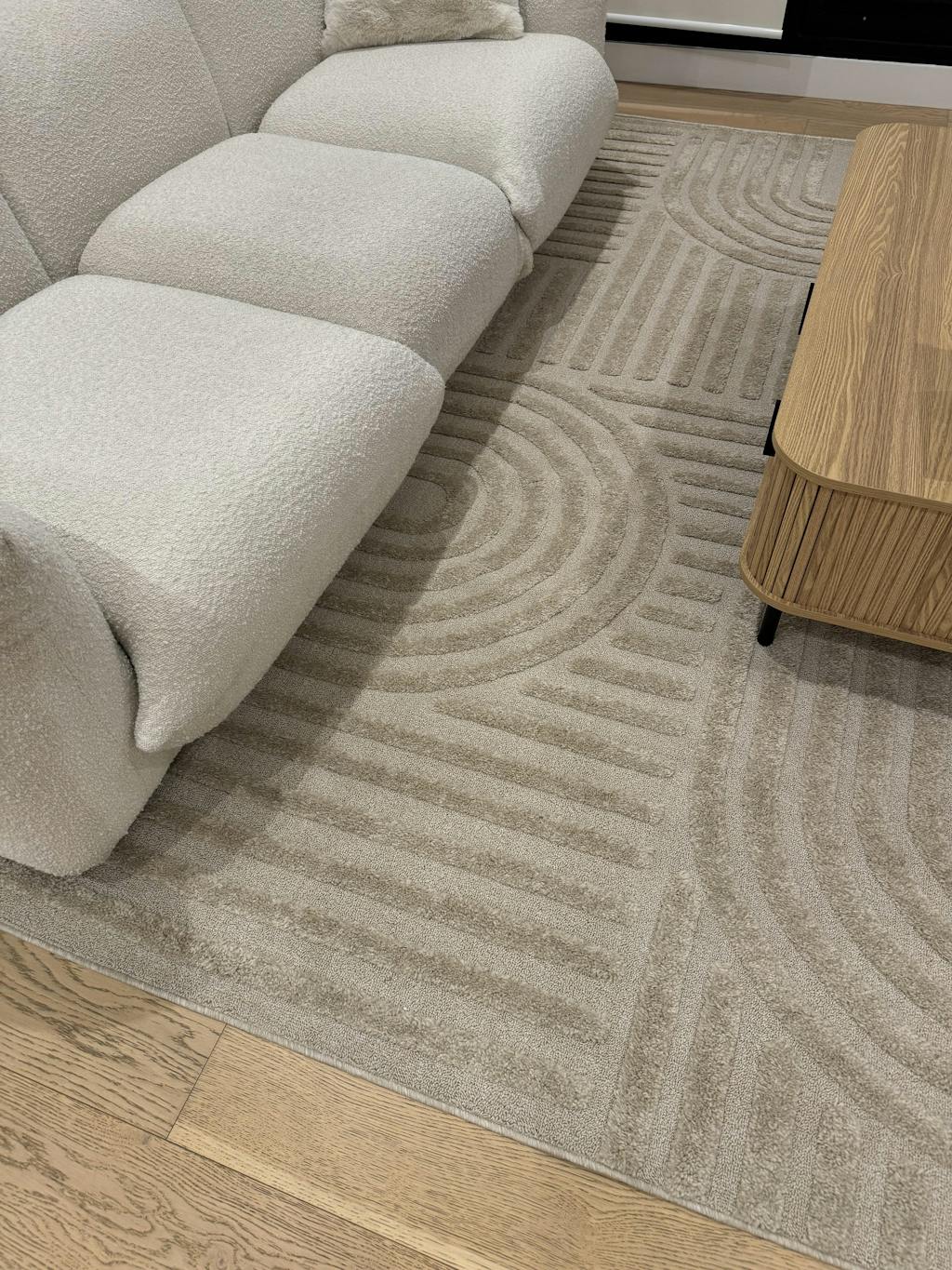 Astrid Arch Pattern Beige Rug – Lost Design Society