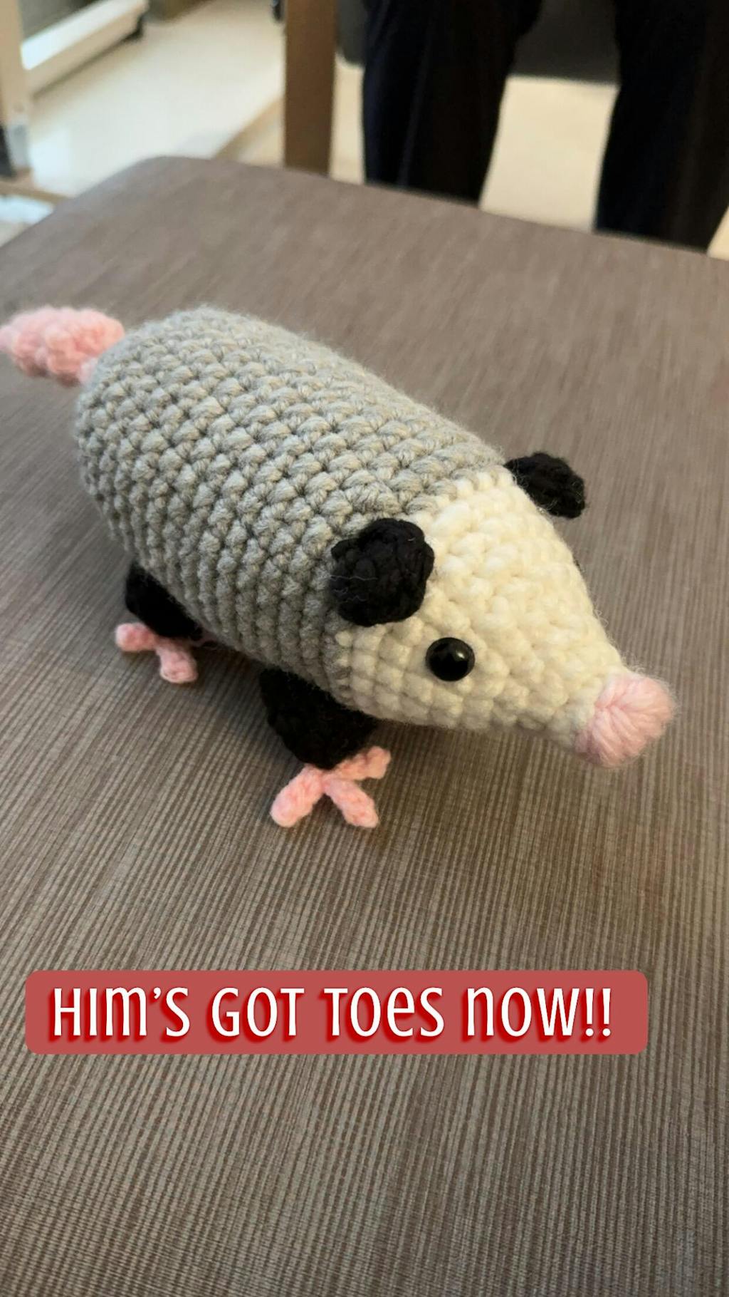 Opossum Possum Crochet Pattern – Lousy Llama