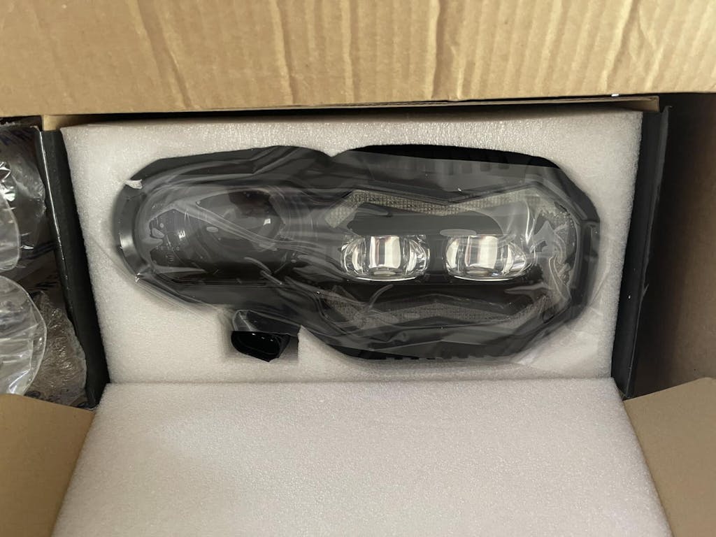 Osram LED Headlight High/Low Halo Lighting Motorcycle Headllamp for BM ...