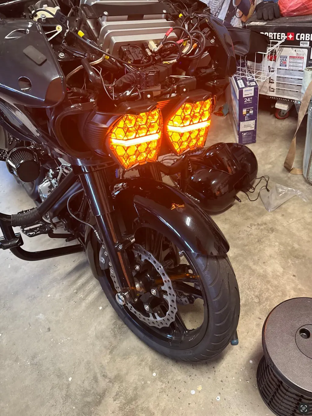 240W Harley-Davidson Road Glide LED Dual Headlight for 2015-2024 Model ...
