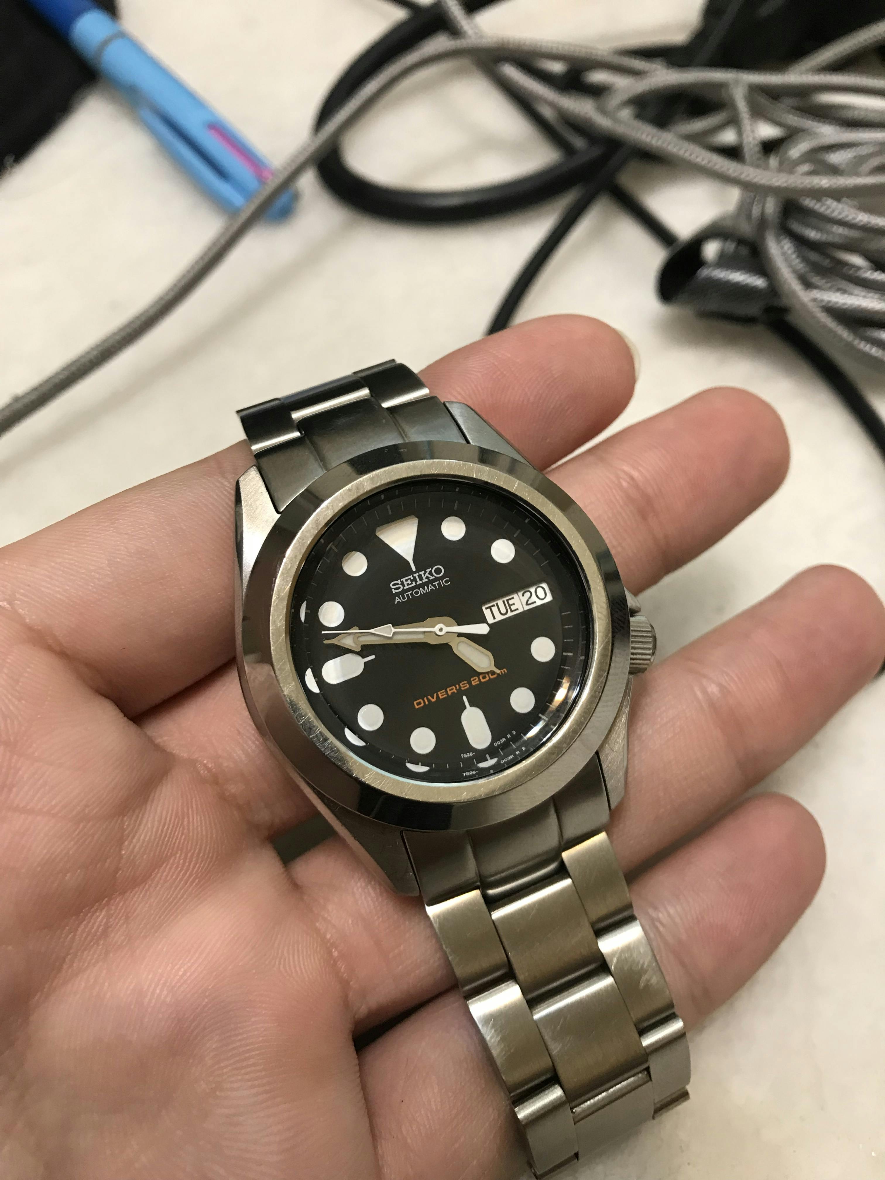 The Silver Polished Pilot Bezel for SKX013 - SEIKO Mod Part - Lucius ...