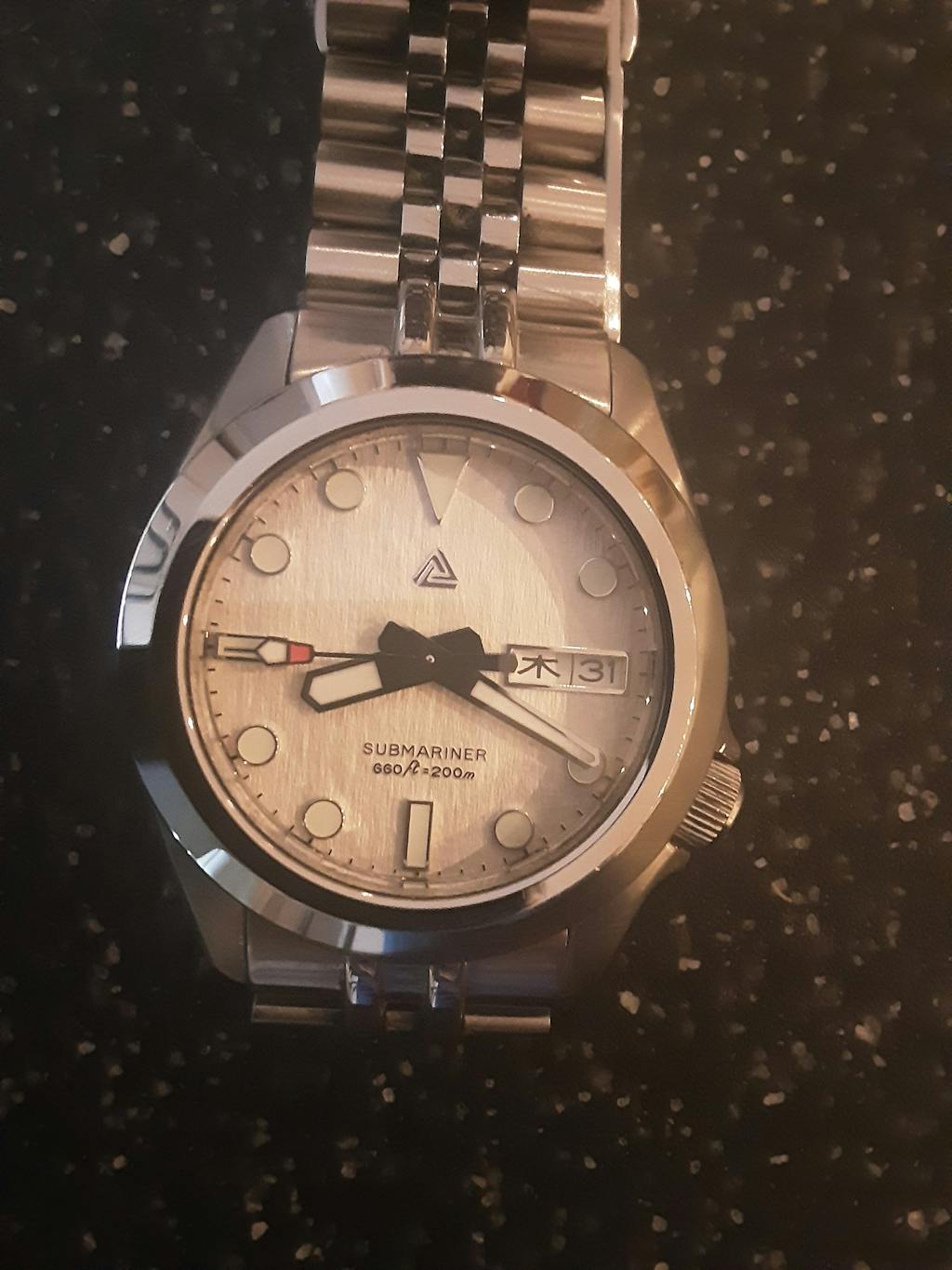 SKX013 Mirror Polished Silver Chapter Ring - SEIKO Mod Part - Lucius ...