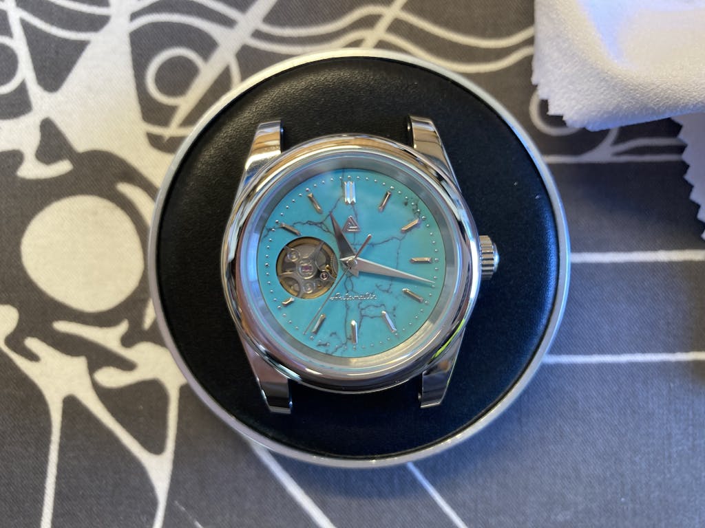 Turquoise Crystal Dial (Open Heart) - Lucius Atelier