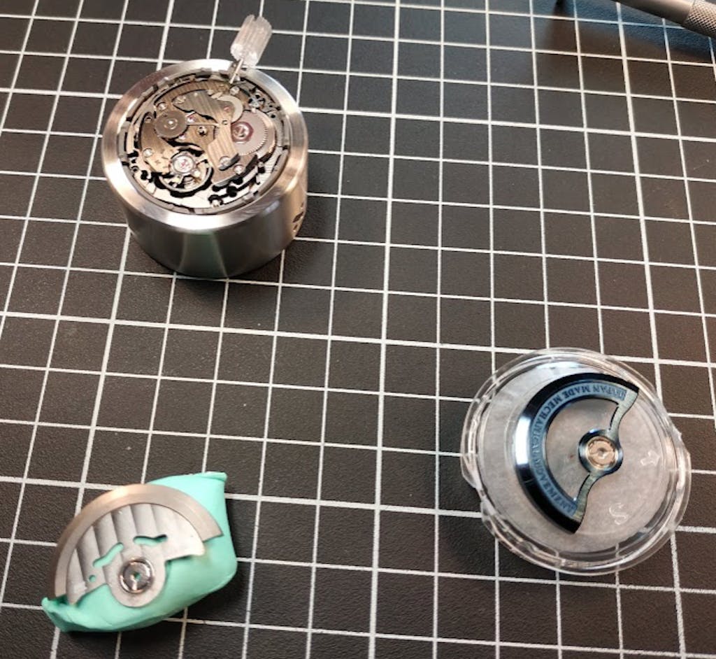 Seiko (TMI) NH72 Automatic Movement - Skeleton Ruthenium Grey - Lucius ...