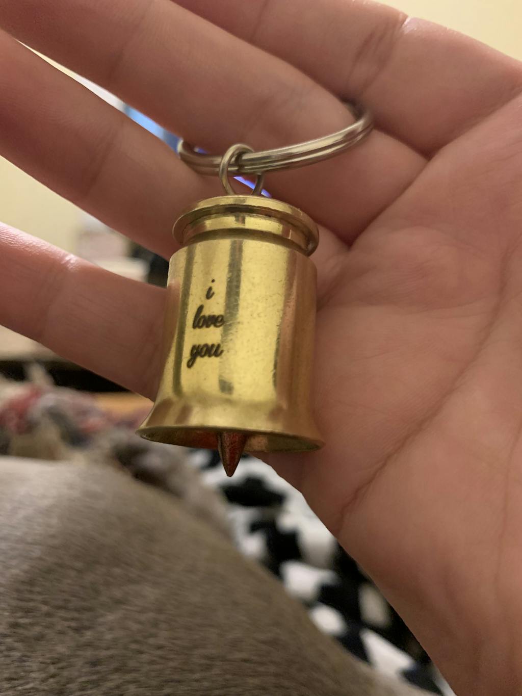 Real Bullet Motorcycle Bell - Brass - Ammo Motorcycle Accessory