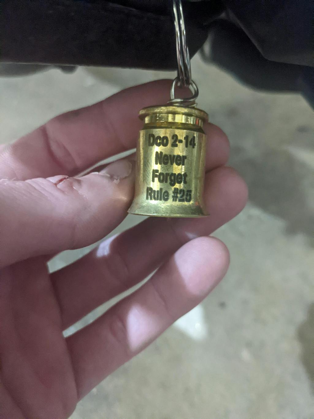 Real Bullet Motorcycle Bell - Brass - Ammo Motorcycle Accessory