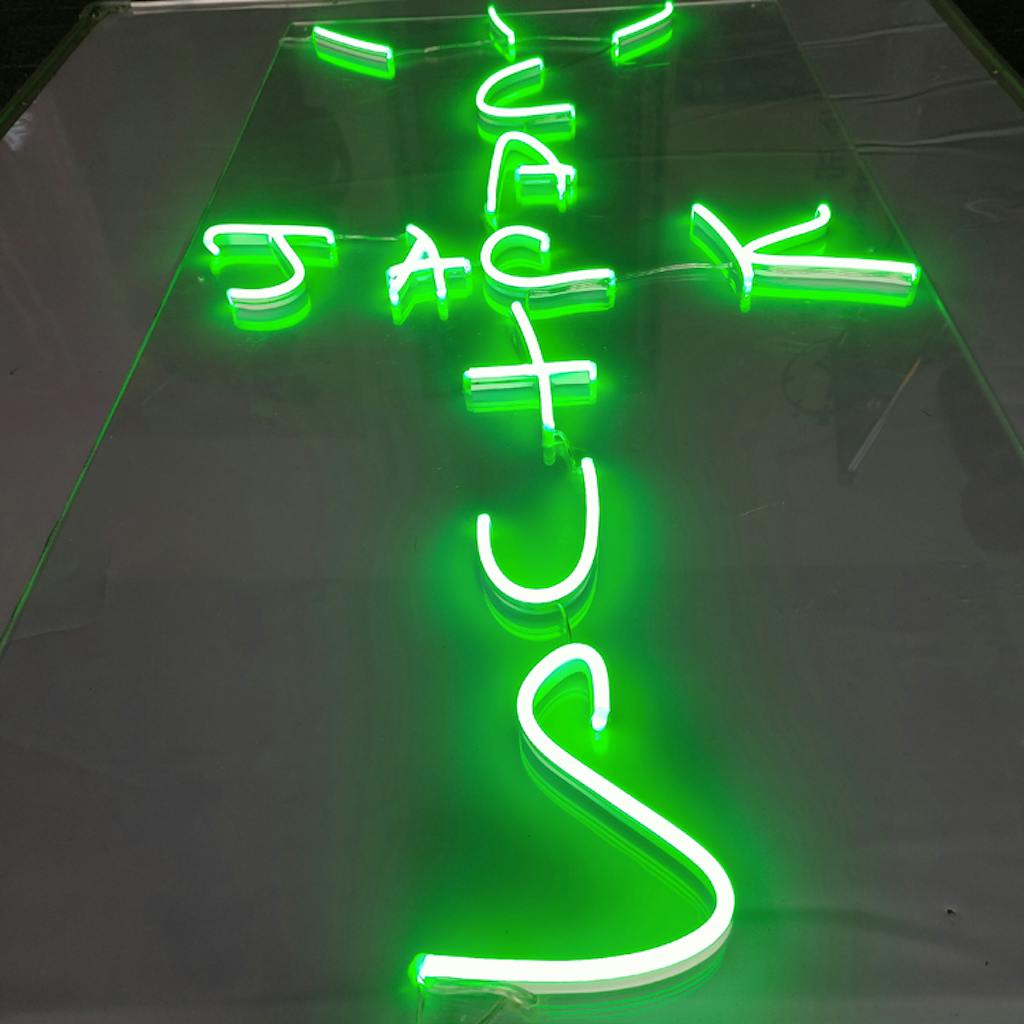 Cactus Jack - LED Neon Sign, Travis Scott LED Neon Sign Cool for room ...
