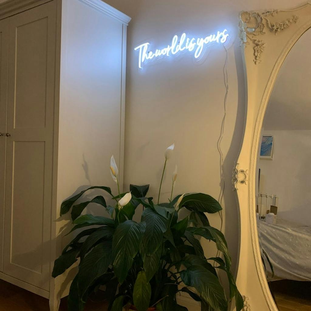 Scarface The World Is Yours Neon Sign for bedroom| Wedding Neon Sign ...