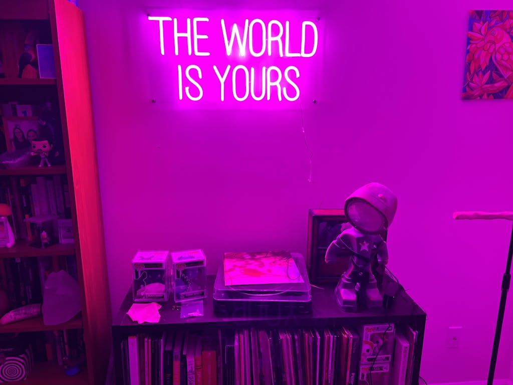 Scarface The World Is Yours Neon Sign for bedroom| Wedding Neon Sign ...