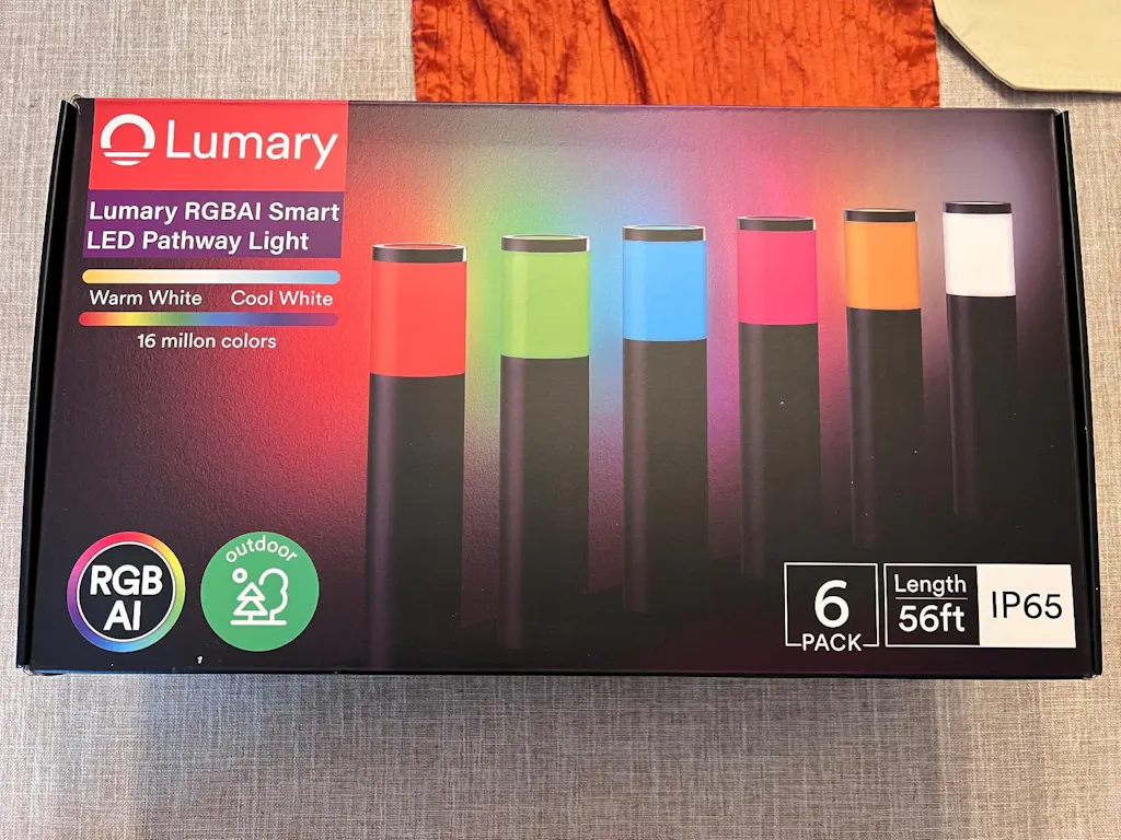 Lumary RGBAI Smart WiFi Pathway Lights - Vibrant Colors, App Control ...
