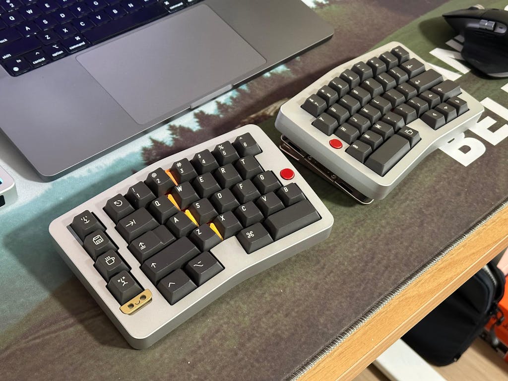 QK Alice Duo - Ergonomic Alice Mechanical Keyboard Split Alice Layout ...
