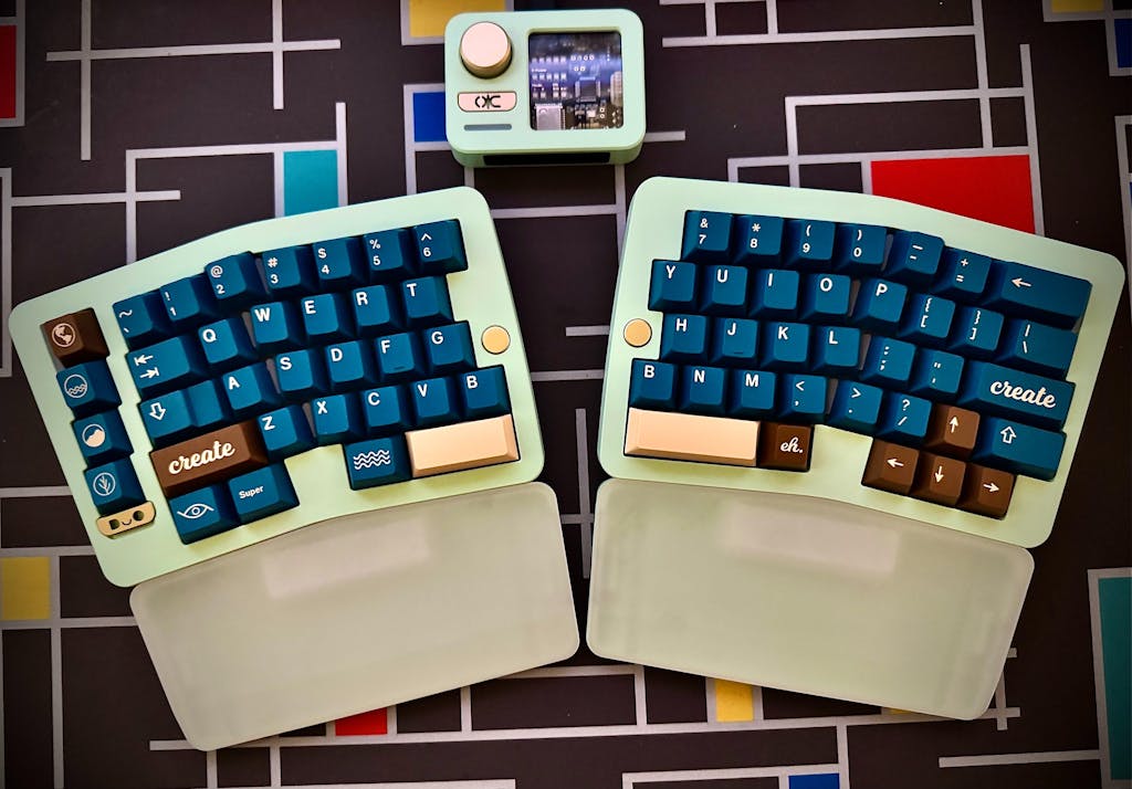 QK Alice Duo - Ergonomic Alice Mechanical Keyboard Split Alice Layout ...