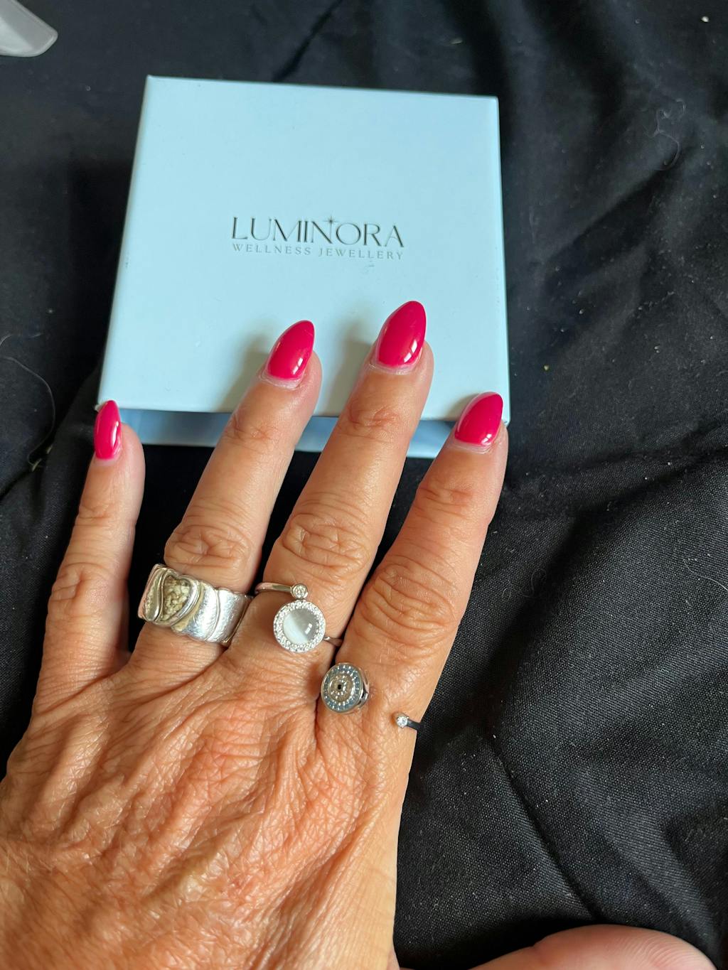 Aura Ring - Fidget Ring van Edelstaal - Luminora