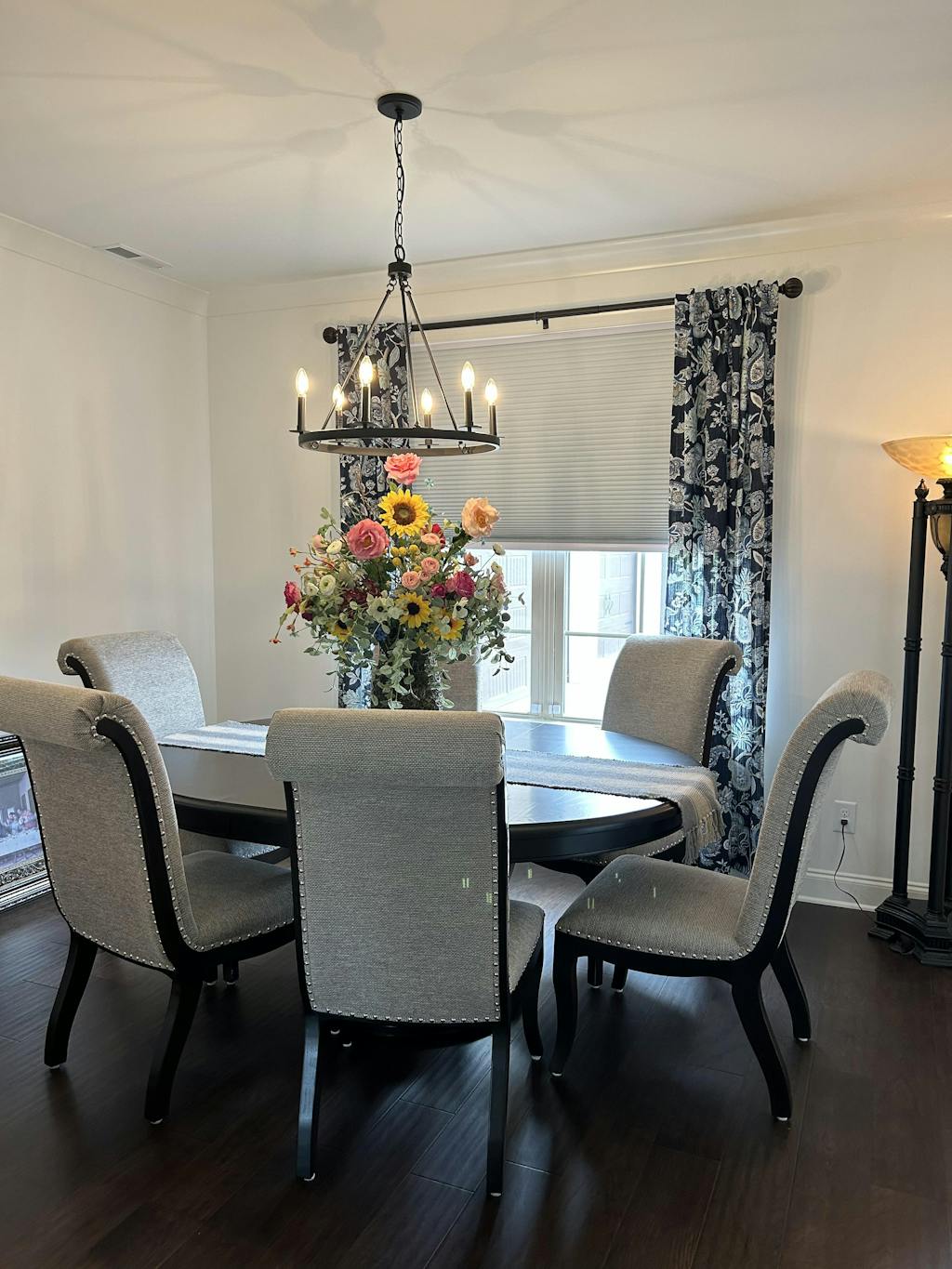 Savion Espresso Formal Dining Set - Luna Furniture