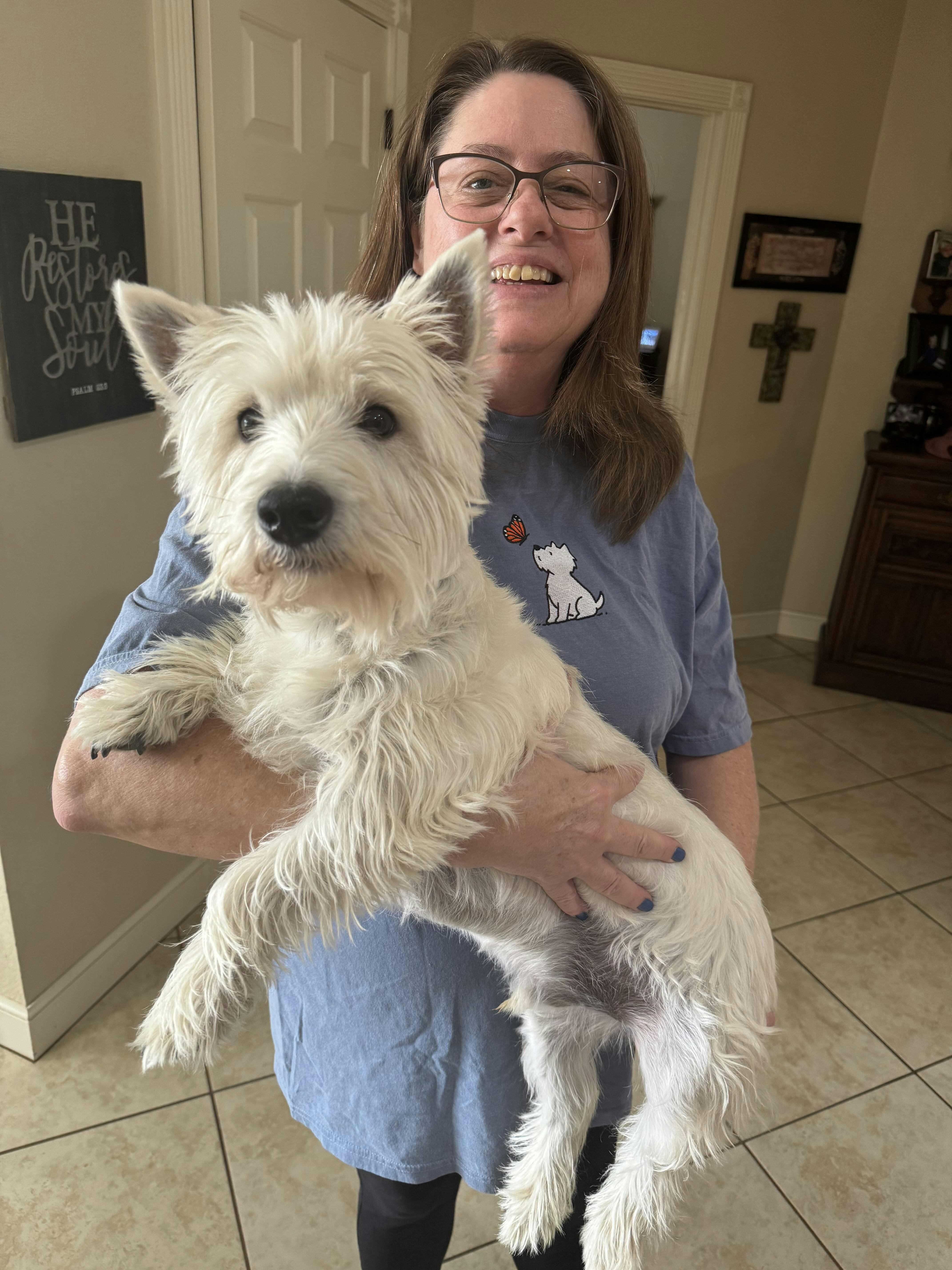 Embroidered Westie Lots To Do T-Shirt – LUSTROUS CLOTH