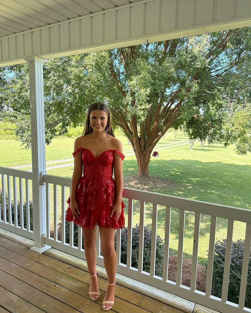 Luuvis A Line Lilac Short Graduation Dress Spaghetti Straps Homecoming ...