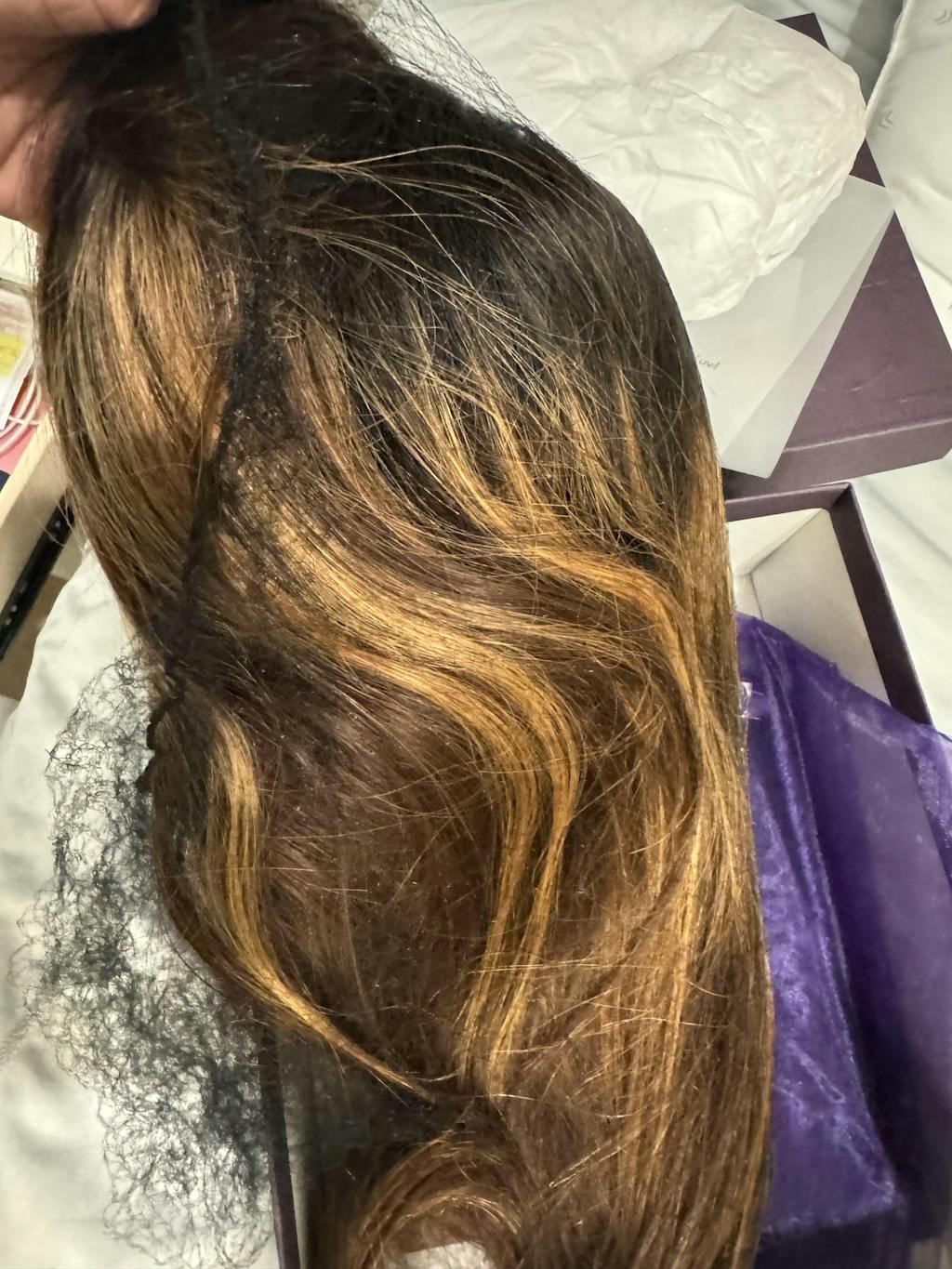 PreMax Wigs - Blonde Highlight Silky Straight Ear-to-ear Glueless 13x6