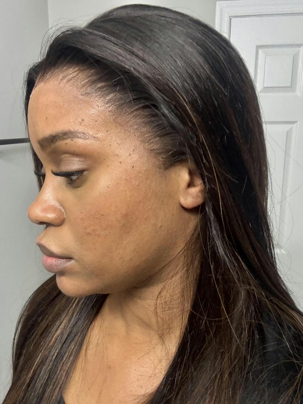 PreMax Wigs | Ultra Natural Hairline Brown Highlight Silky Straight Gl