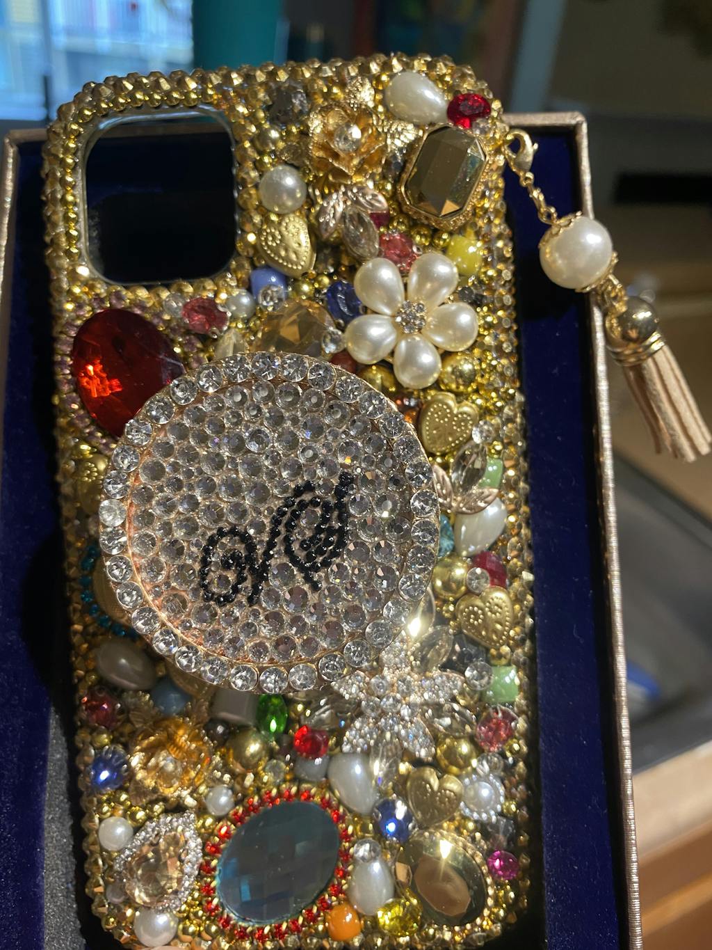 Monogram bling cases handmade with crystals from Swarovski ...