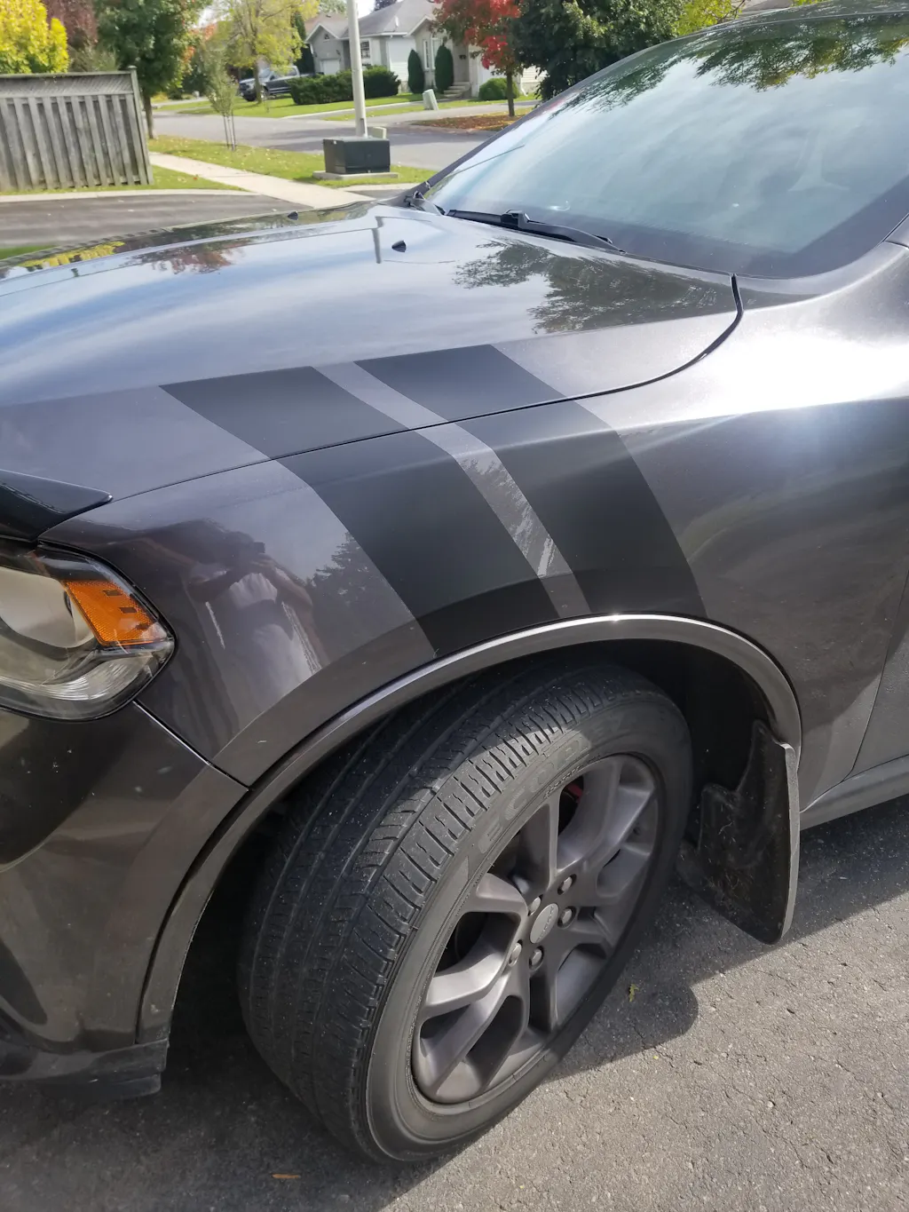 2014+ Durango Fender Hash Stripe Decal Kit — Luxe Auto Concepts