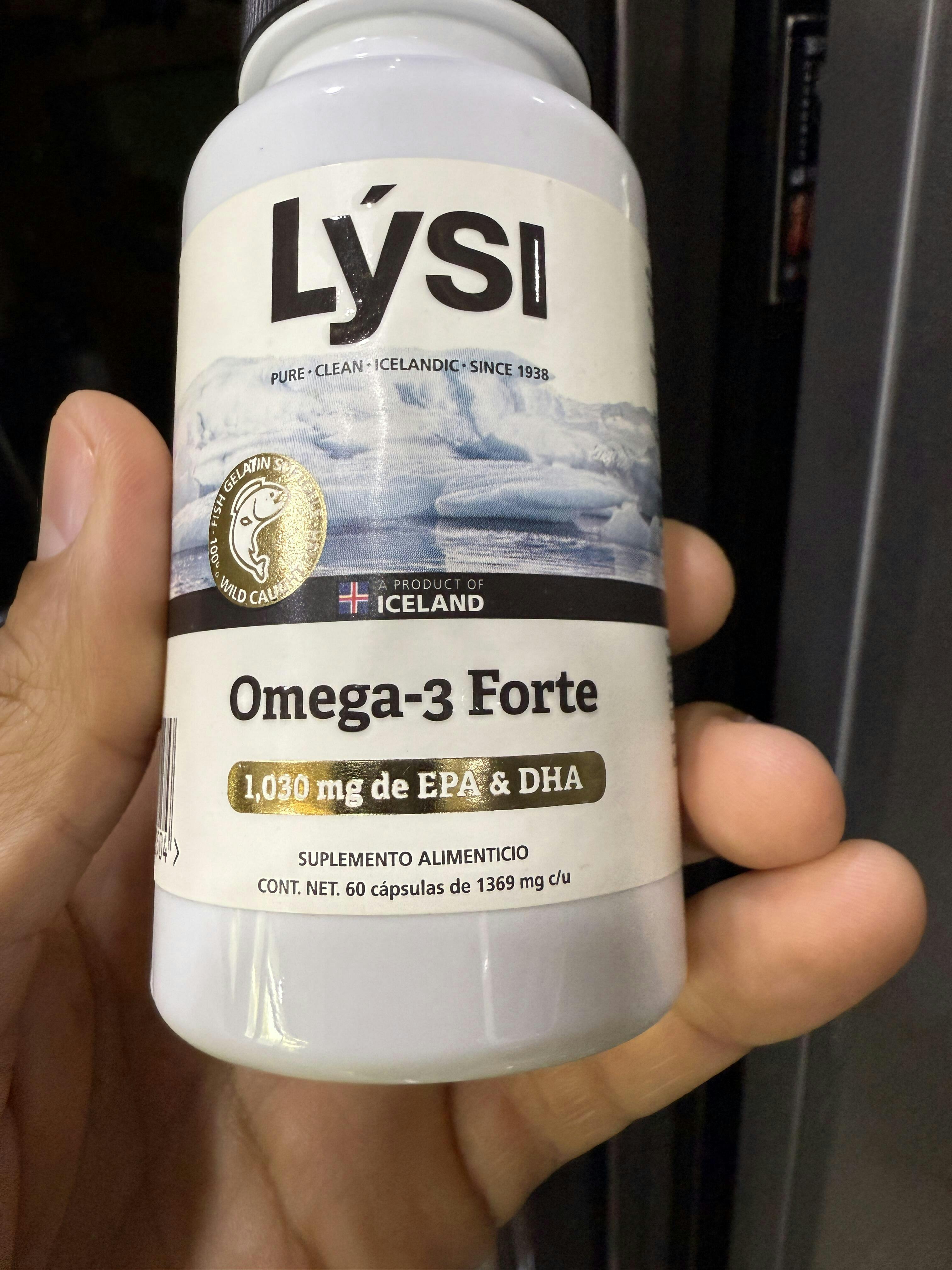 Capsulas Omega-3 Forte 60 pcs – Lysi Mexico