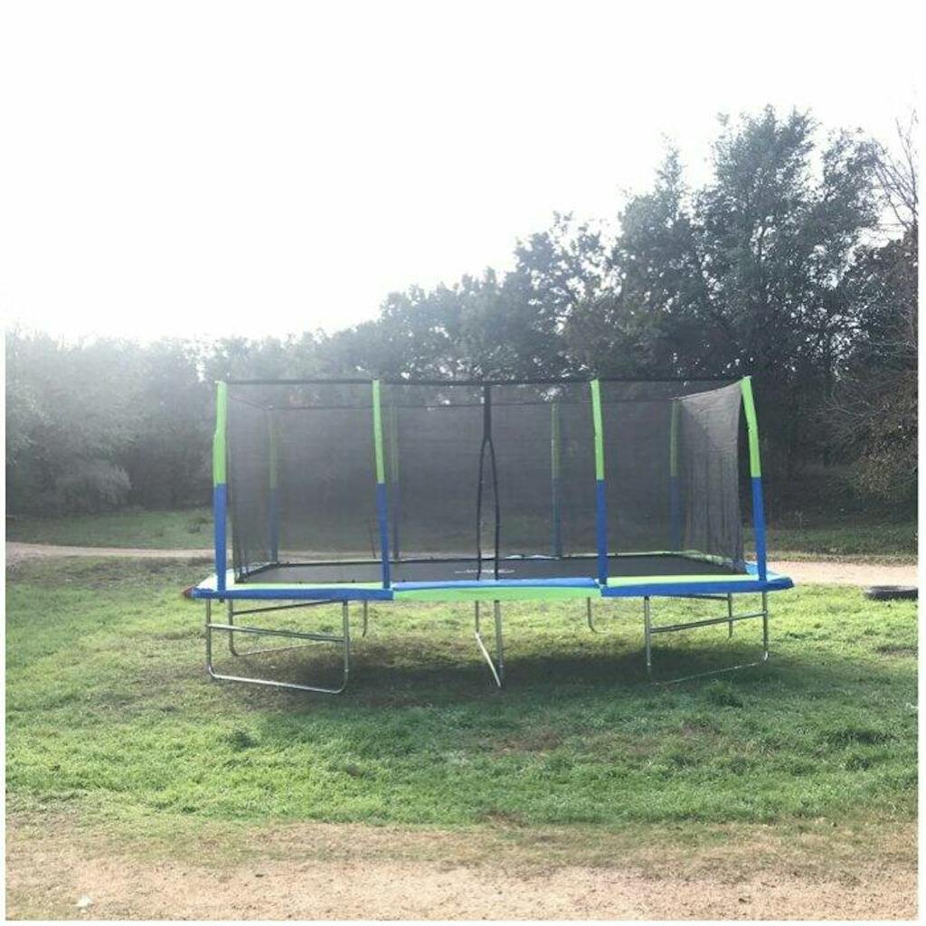 Machrus Upper Bounce - Mega 10' X 17' Gymnastics Style, Rectangular Tr ...