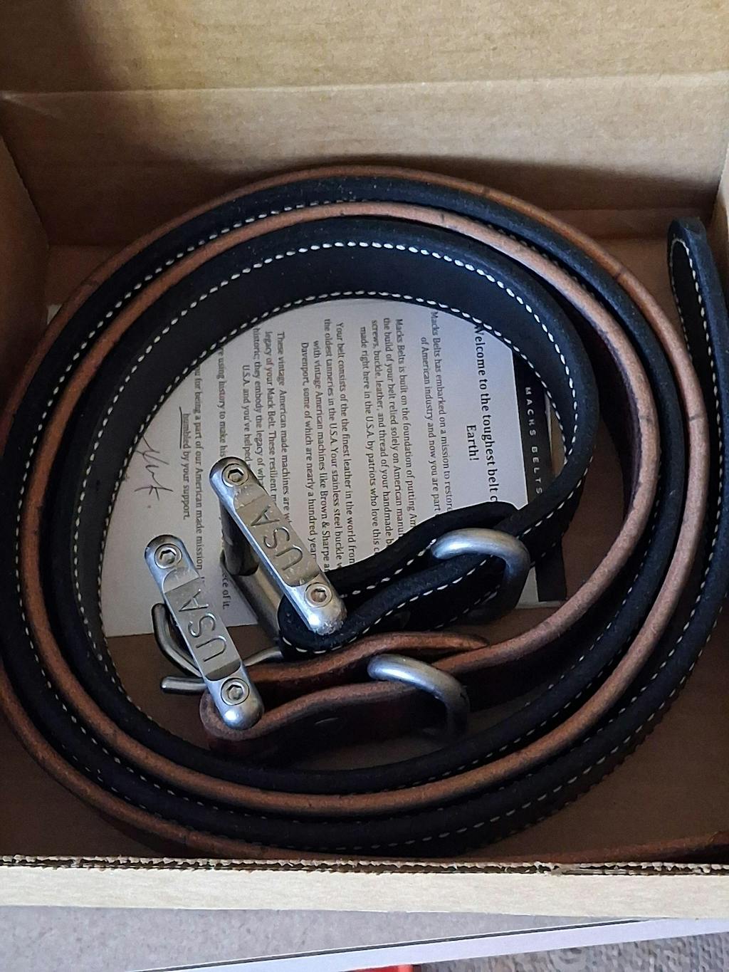 Rust Oak Gun Belt – Macks Belts™